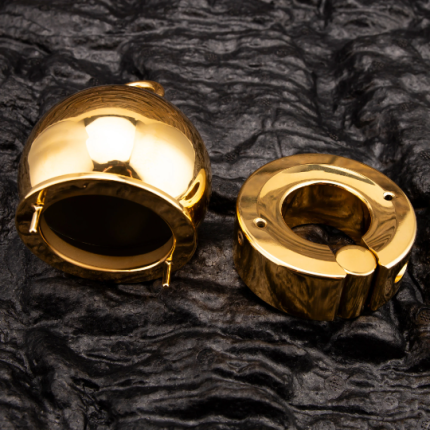 Weight Bearing Ball Stretcher Gold Plated Stainless Steel Heavy Testis ...